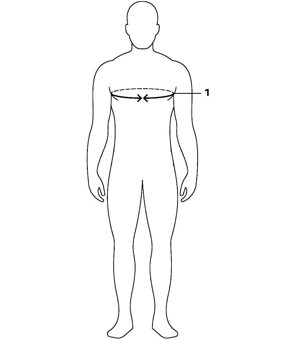 Men's Upper Size Chart