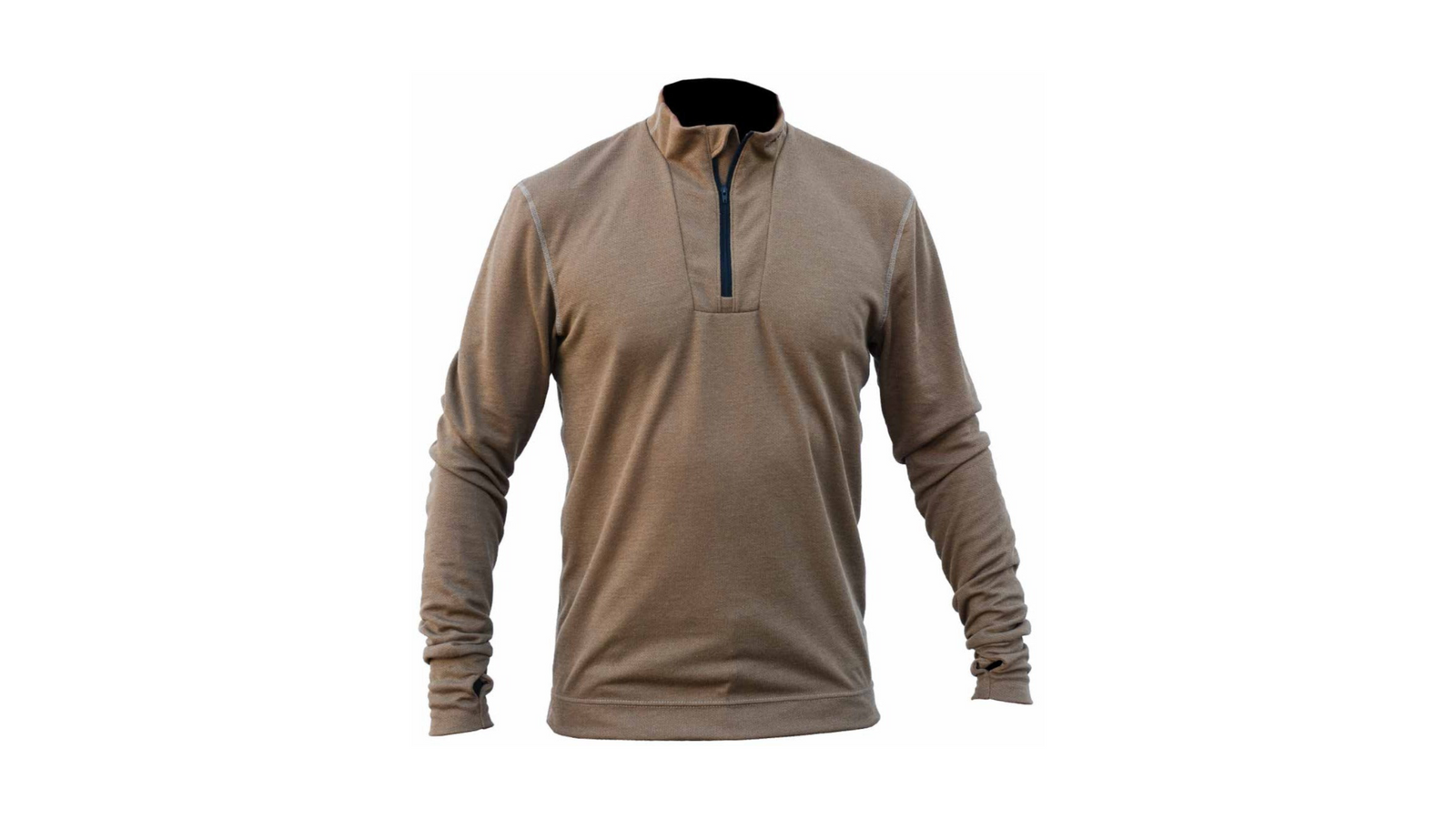 USA-Made Quarter Zip Base-Layer – Moisture-Wicking, Anti-Microbial Cold ...
